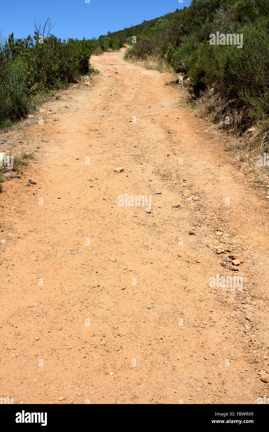 Hiking Path on table Mountain, South Africa Stock Photo - Alamy