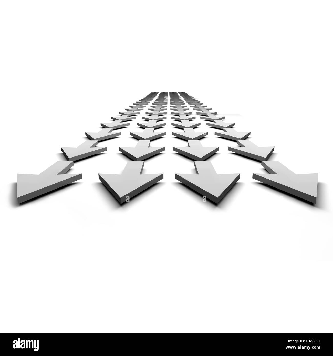 Digital arrows Cut Out Stock Images & Pictures - Alamy