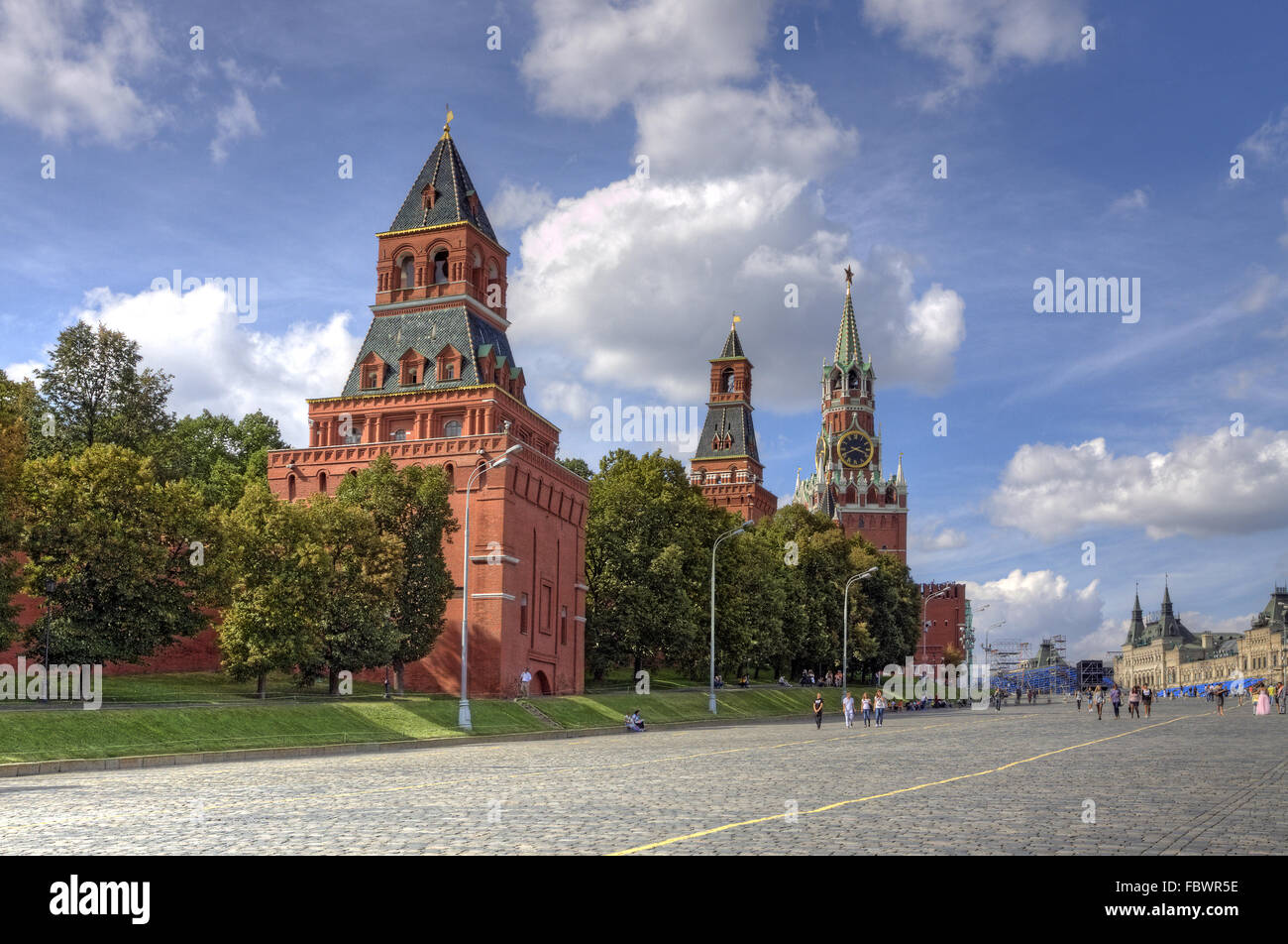 Towers of Moscow Kremlin. Russia Stock Photo - Alamy