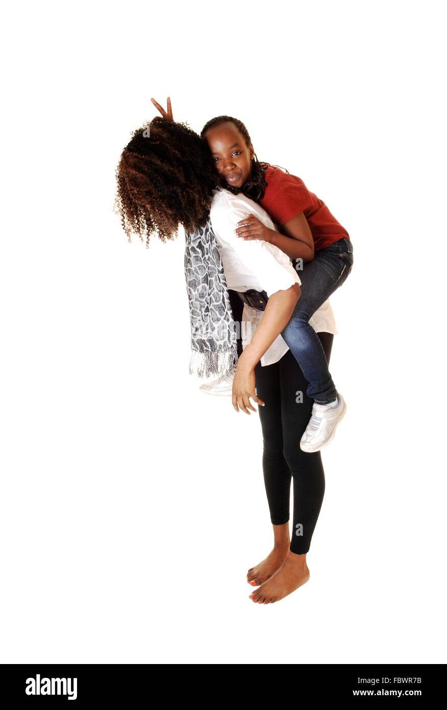 Sisters having fun Stock Photo - Alamy