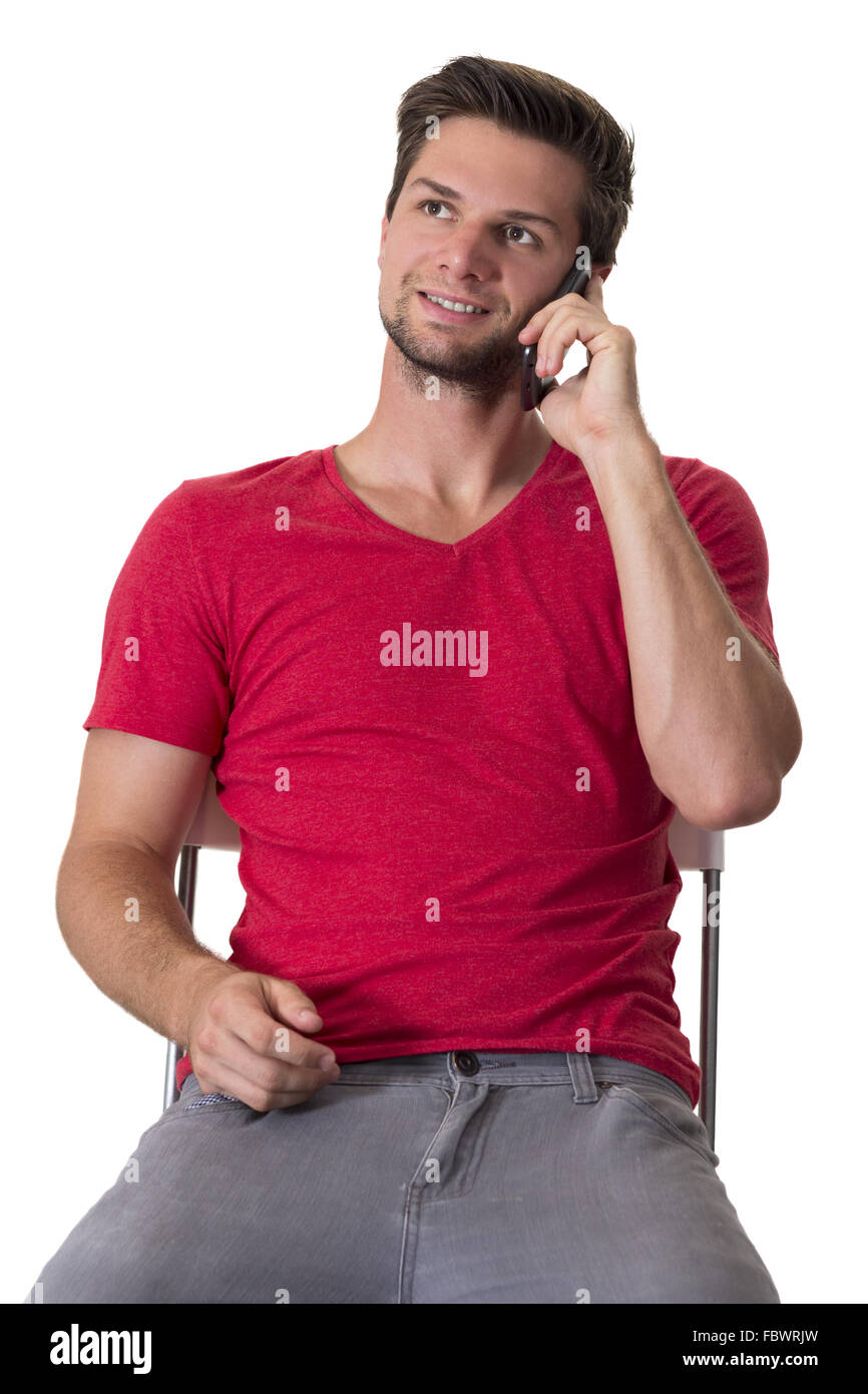 Talking white background student hi-res stock photography and images ...