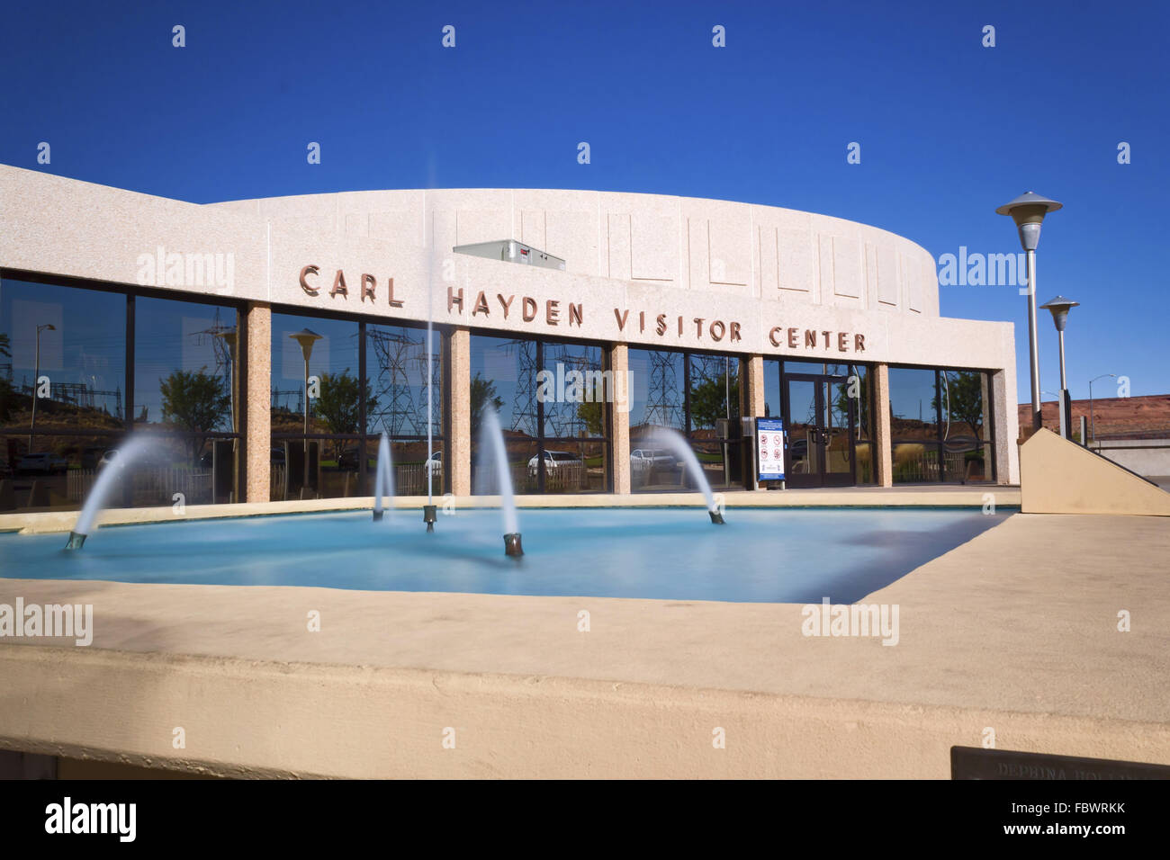 Visitor Center at Glen Canyon Dam, Arizona Stock Photo - Alamy