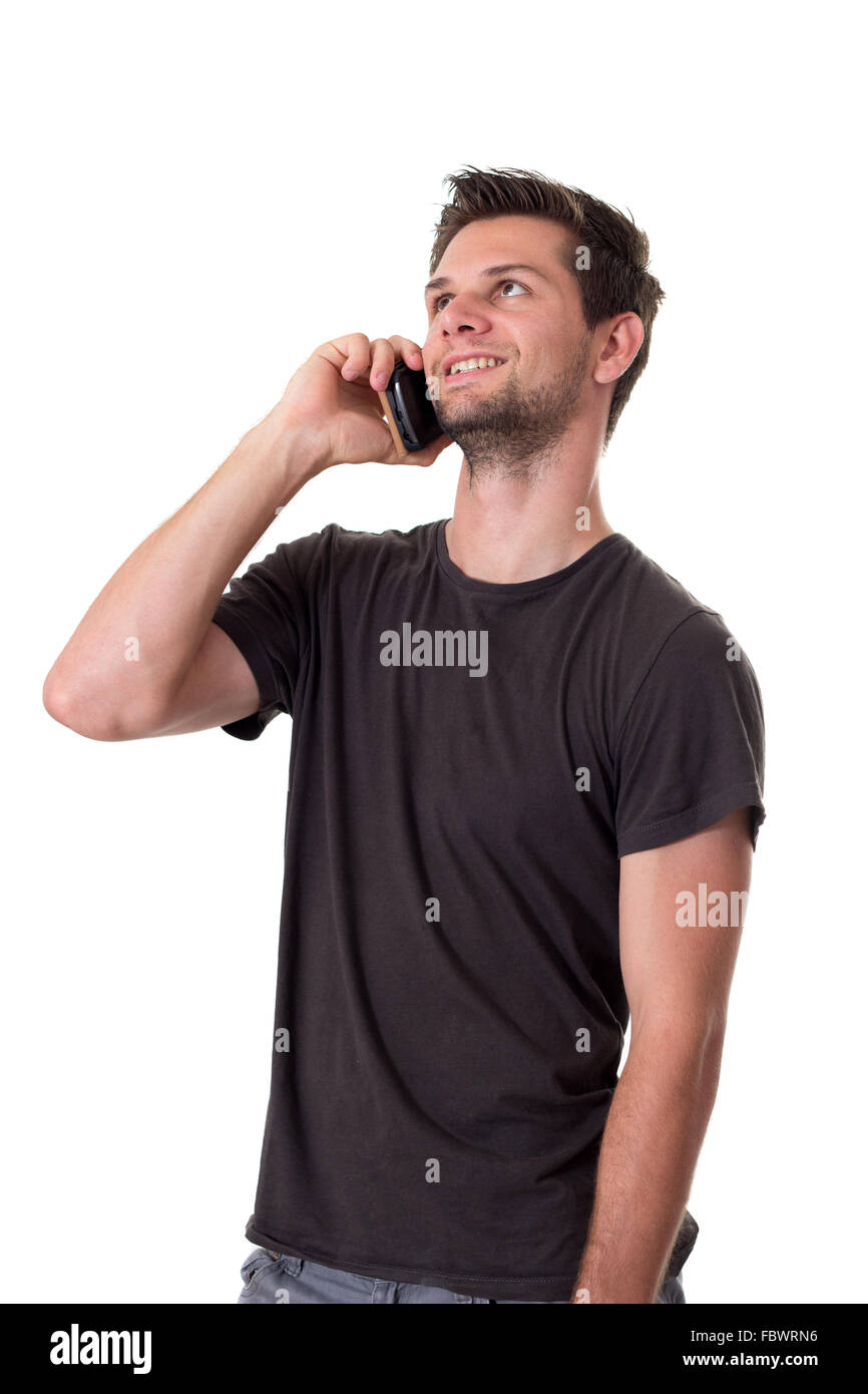 Black guy talking on hi-res stock photography and images - Alamy