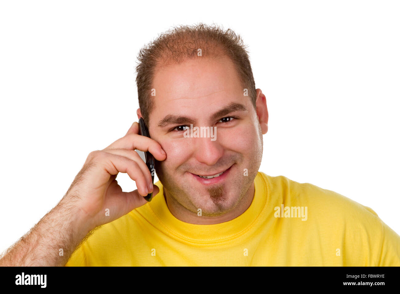 Man calling on the phone Stock Photo - Alamy
