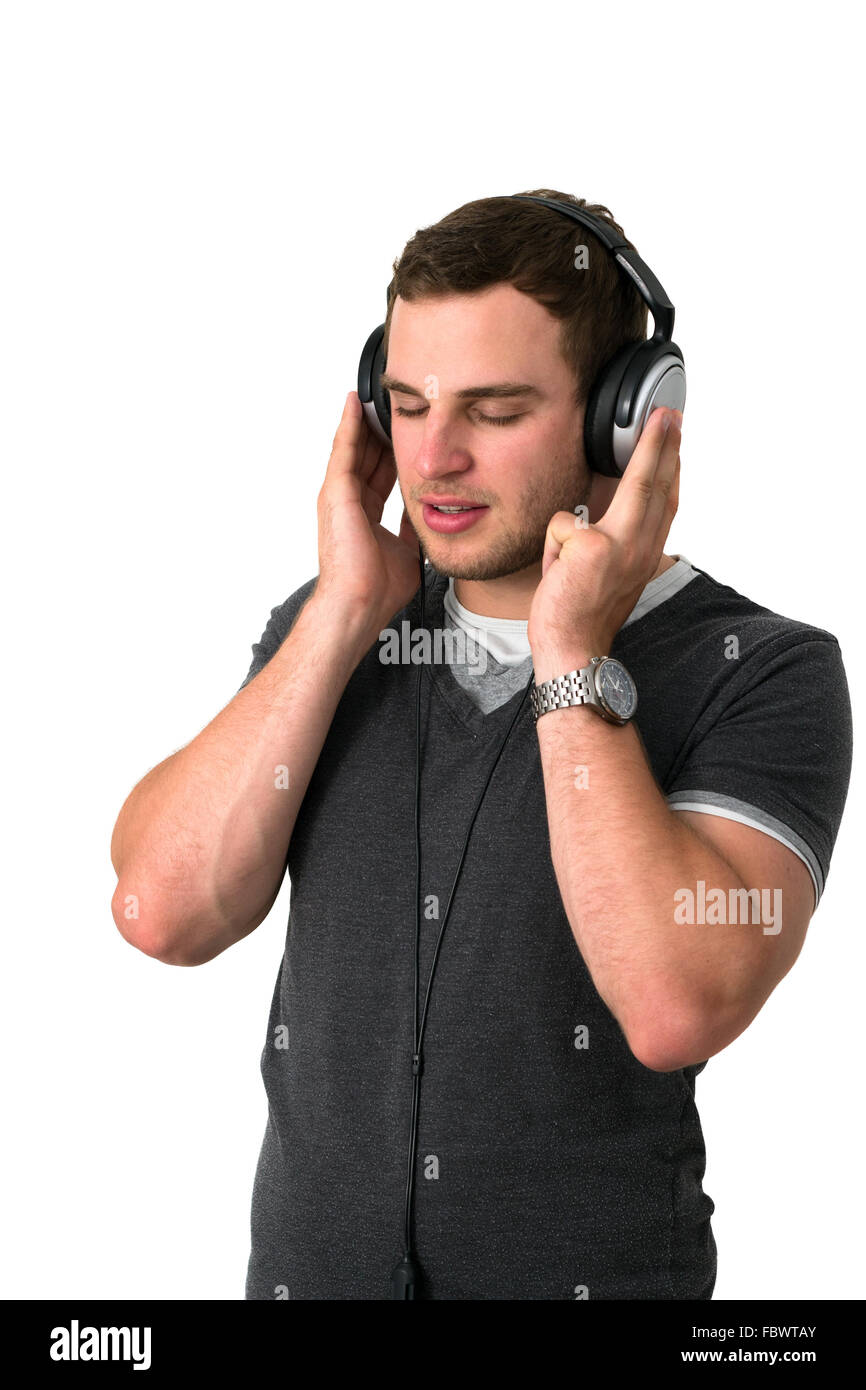 Attractive concentrated young man hi-res stock photography and images ...