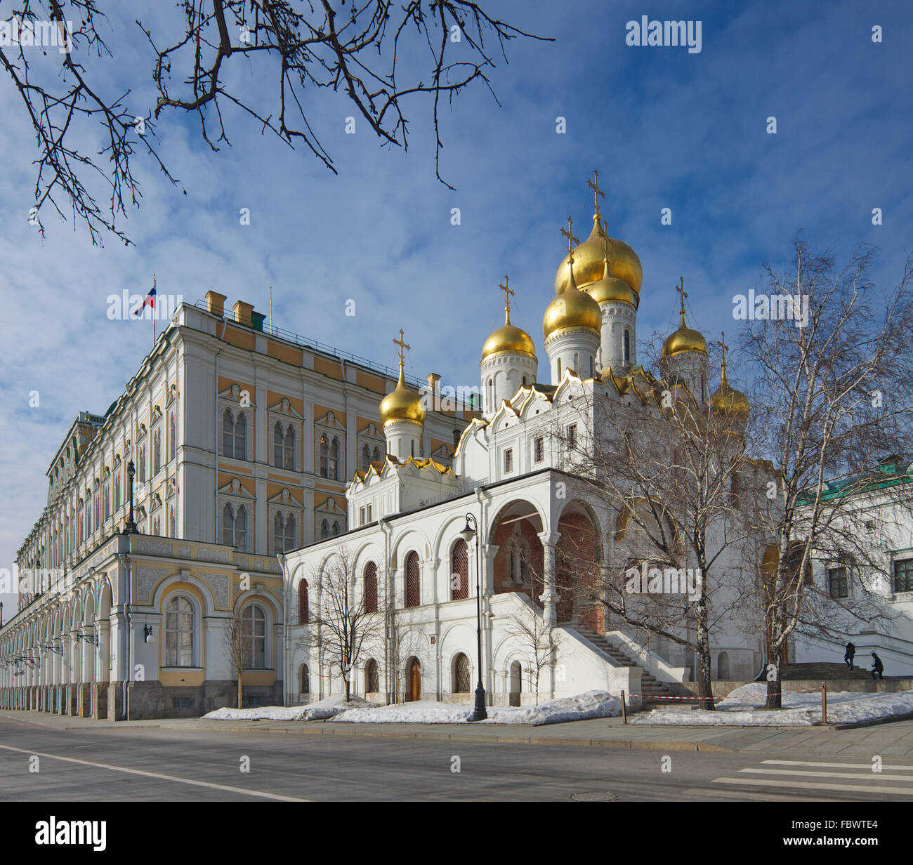 Inside of Moscow Kremlin. Russia Stock Photo - Alamy