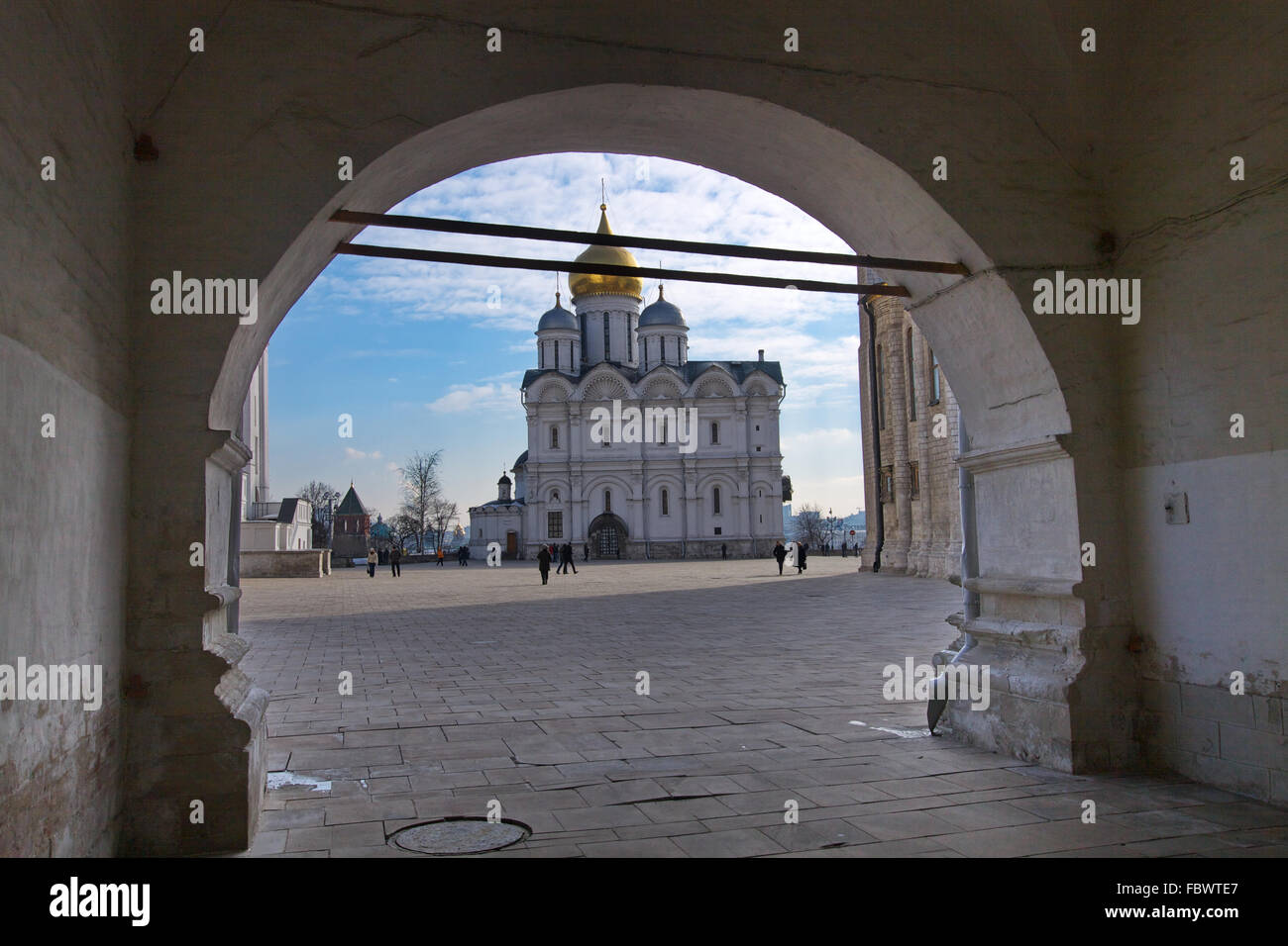Inside of Moscow Kremlin. Russia Stock Photo - Alamy