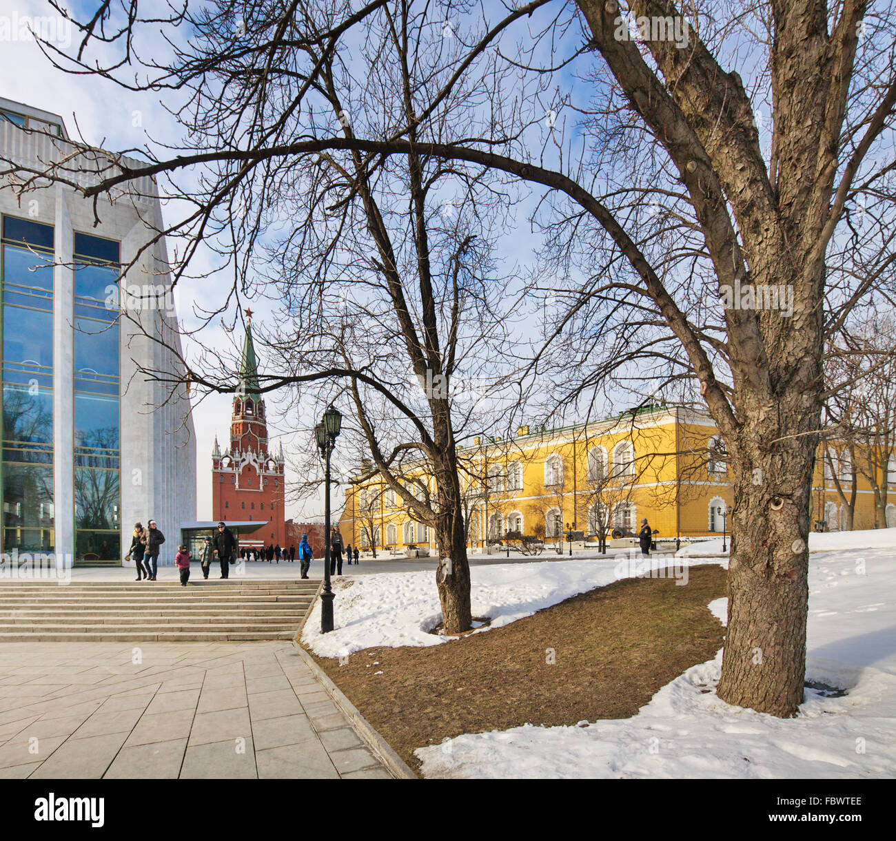 Inside of Moscow Kremlin. Russia Stock Photo - Alamy
