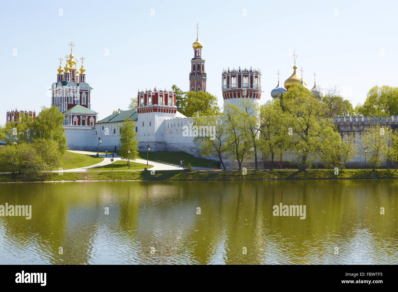 Russian Orthodox monastery in Moscow Stock Photo - Alamy