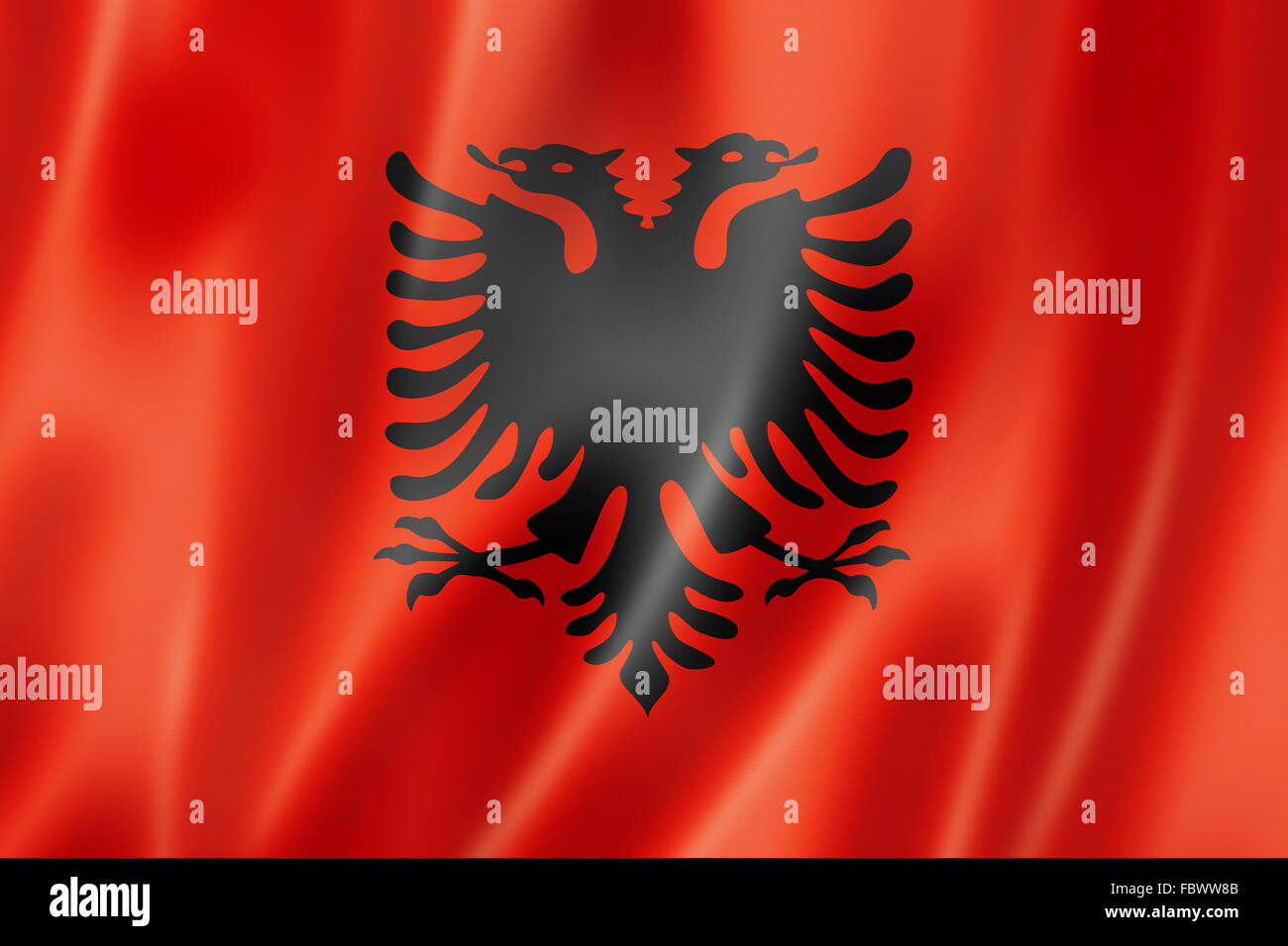 Albanian flag hi-res stock photography and images - Alamy
