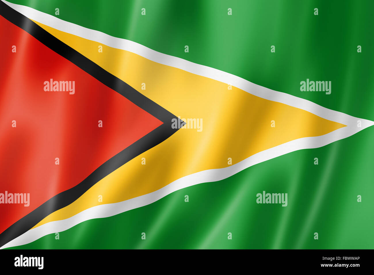 Guyanese flag hi-res stock photography and images - Alamy