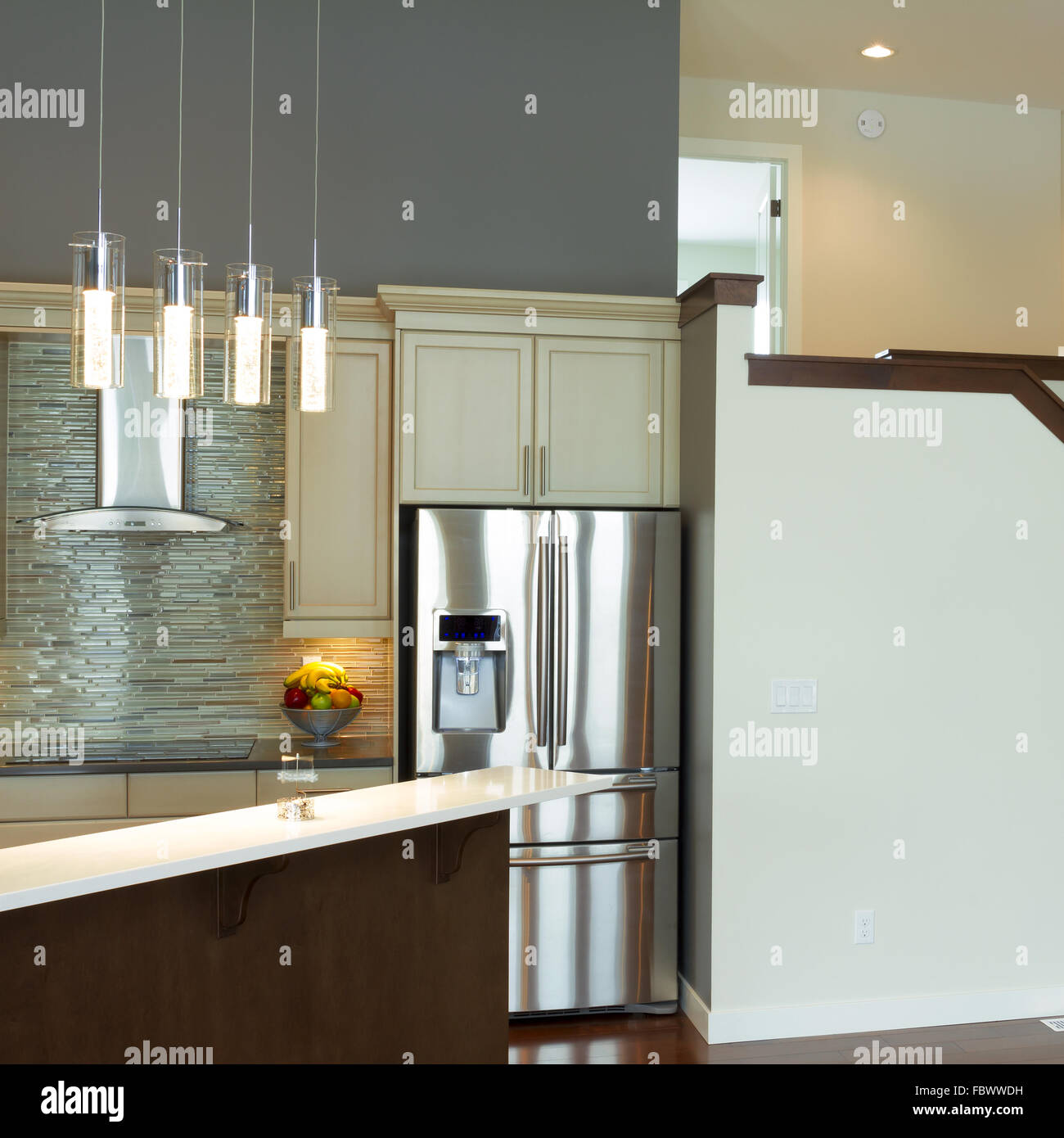 Modern Kitchen Interior Design Stock Photo - Alamy
