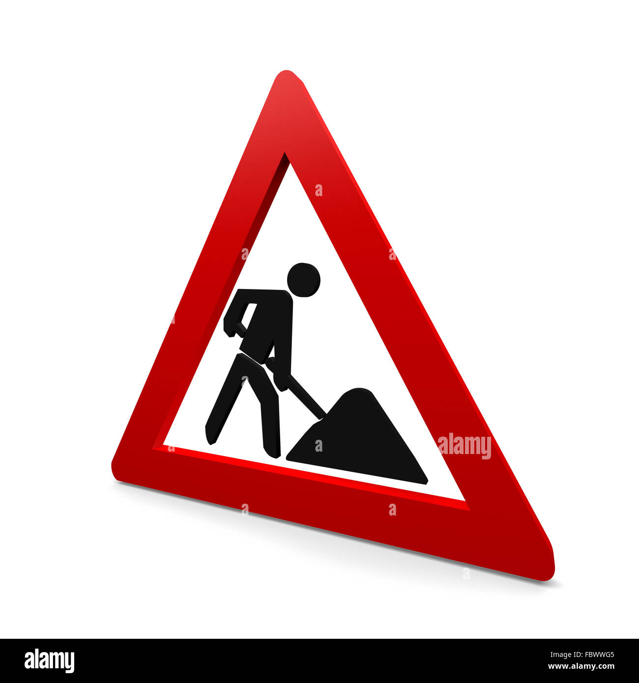 Construction Site Danger Cut Out Stock Images & Pictures - Alamy
