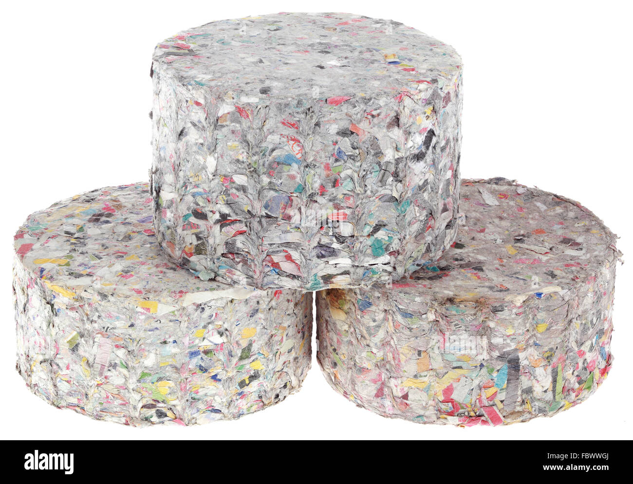 Paper Log Briquettes Cutout Stock Photo - Alamy