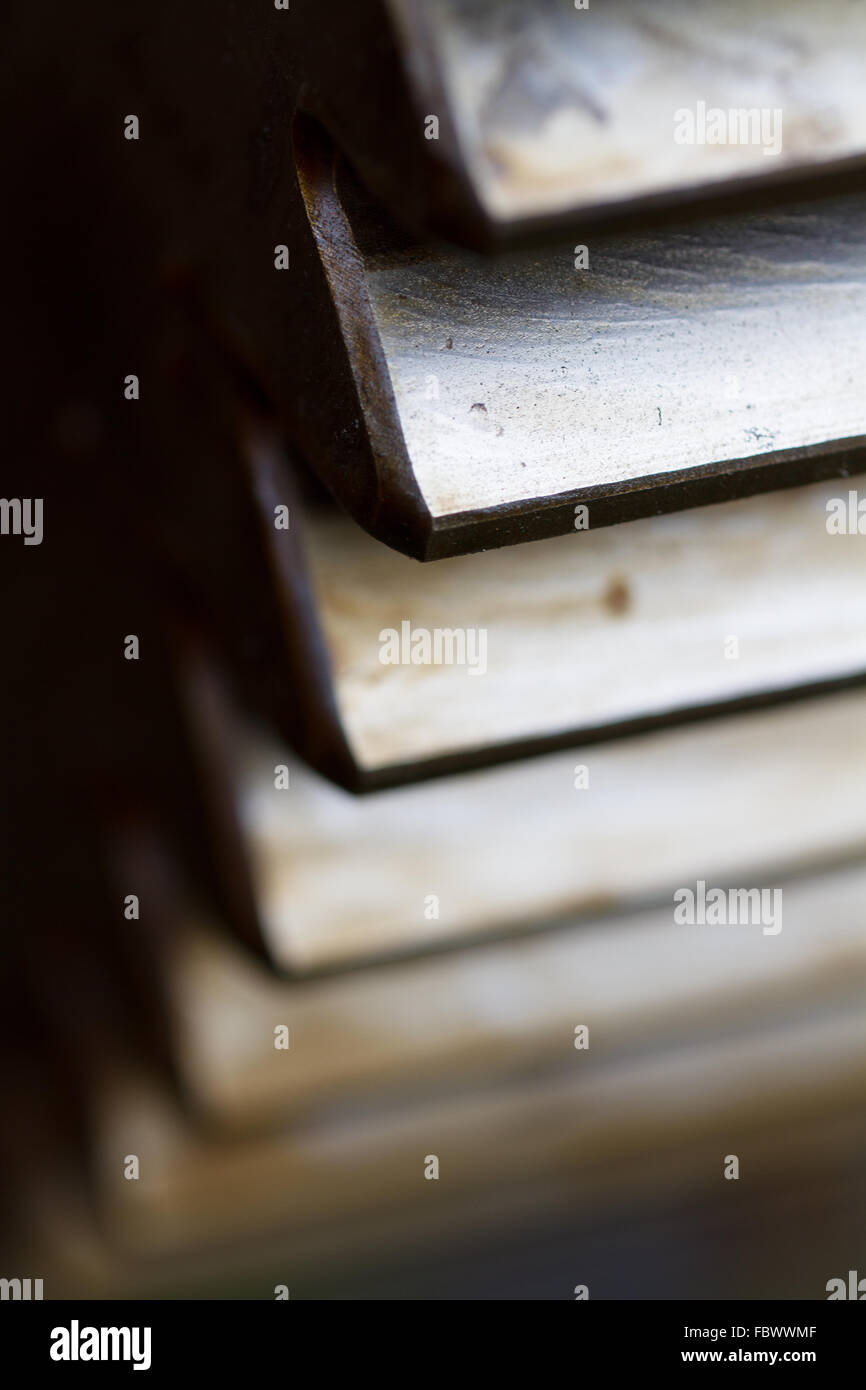 Close up image of the teeth of a gear wheel or cog Stock Photo - Alamy