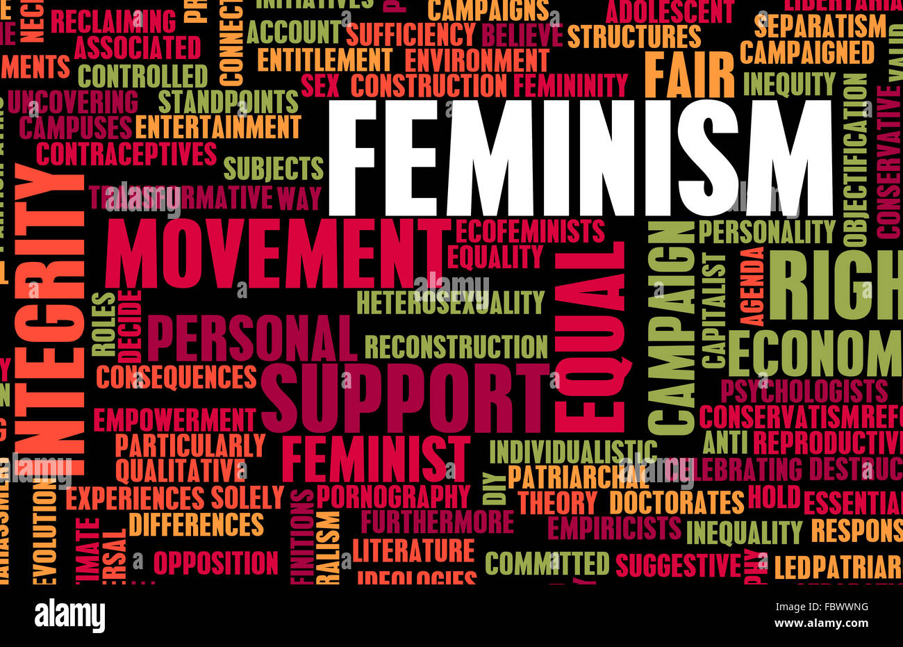 Feminism Ideology for Equality and Fair Treatment Stock Photo - Alamy