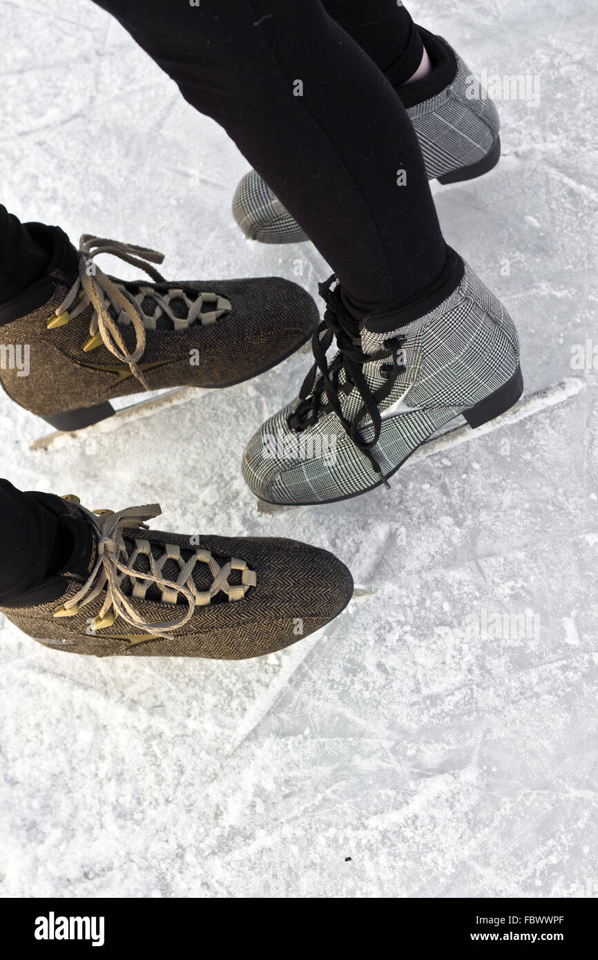 Ice skate boots hi-res stock photography and images - Alamy