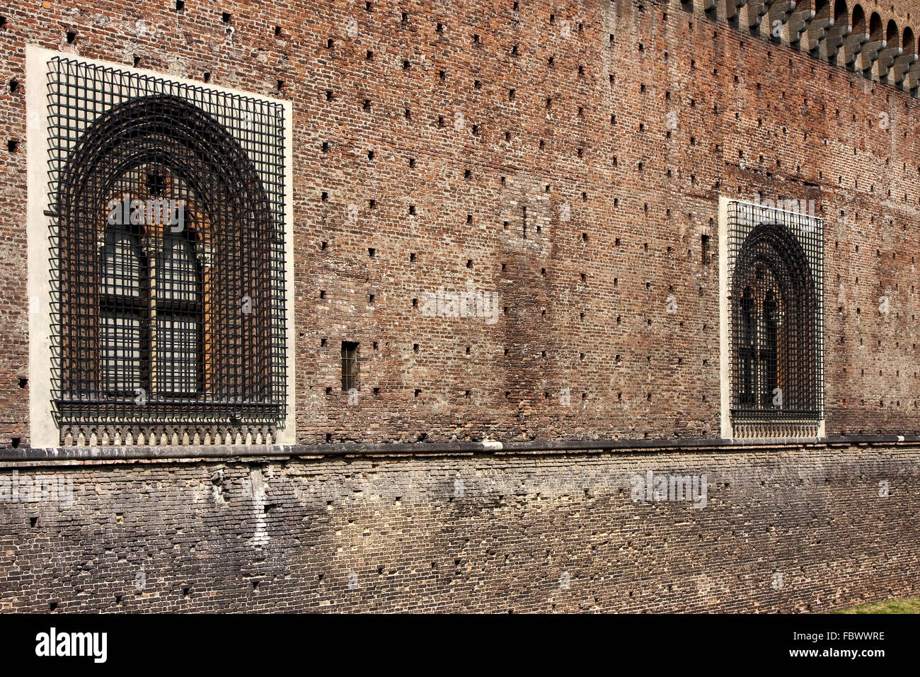 castle old brown brick Stock Photo - Alamy
