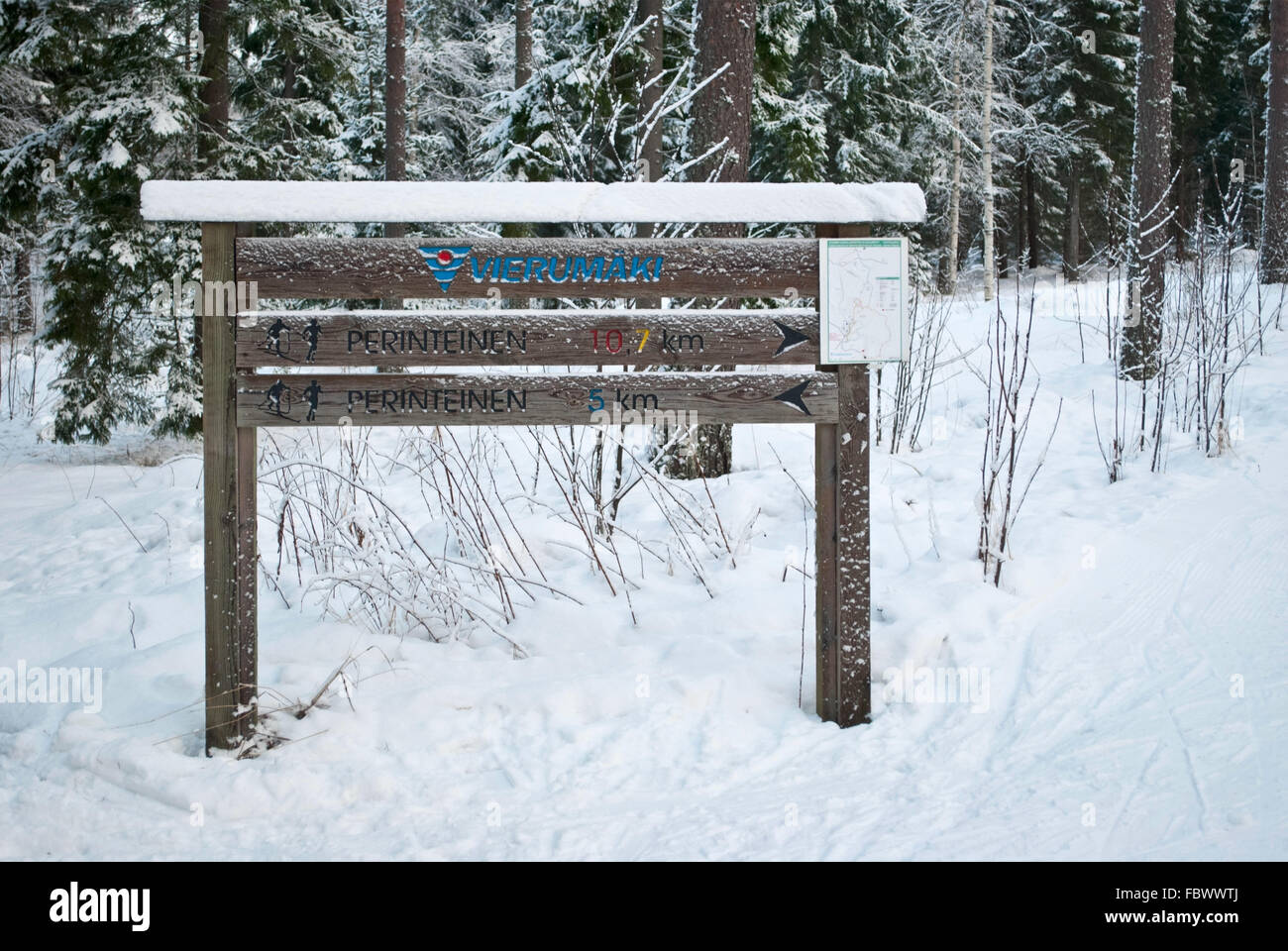 Pointer of the ski-run Stock Photo - Alamy