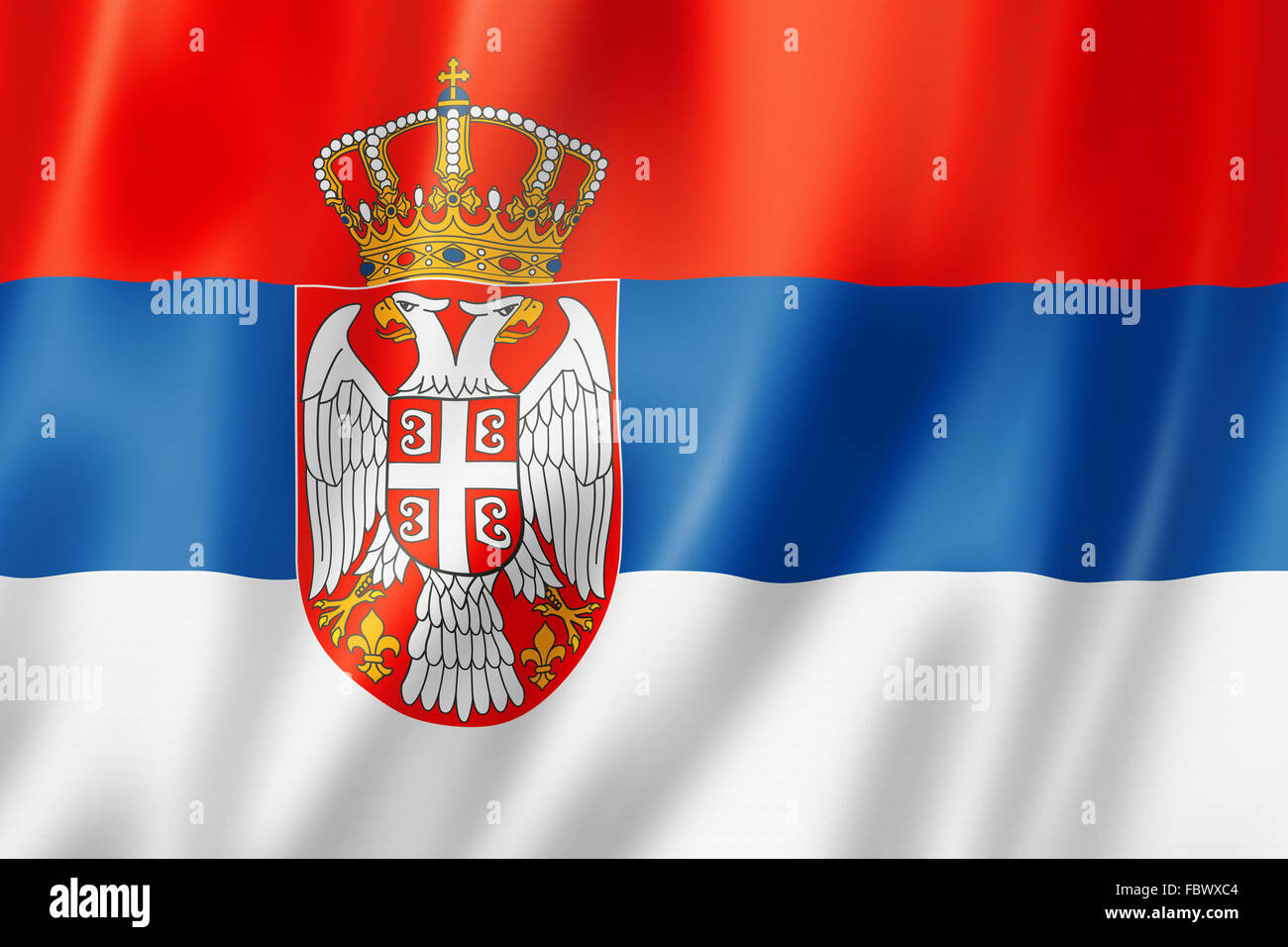 Serbian flag hi-res stock photography and images - Alamy
