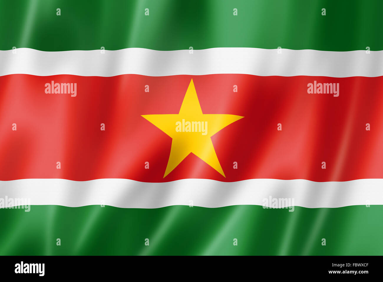 Suriname silk flag hi-res stock photography and images - Alamy