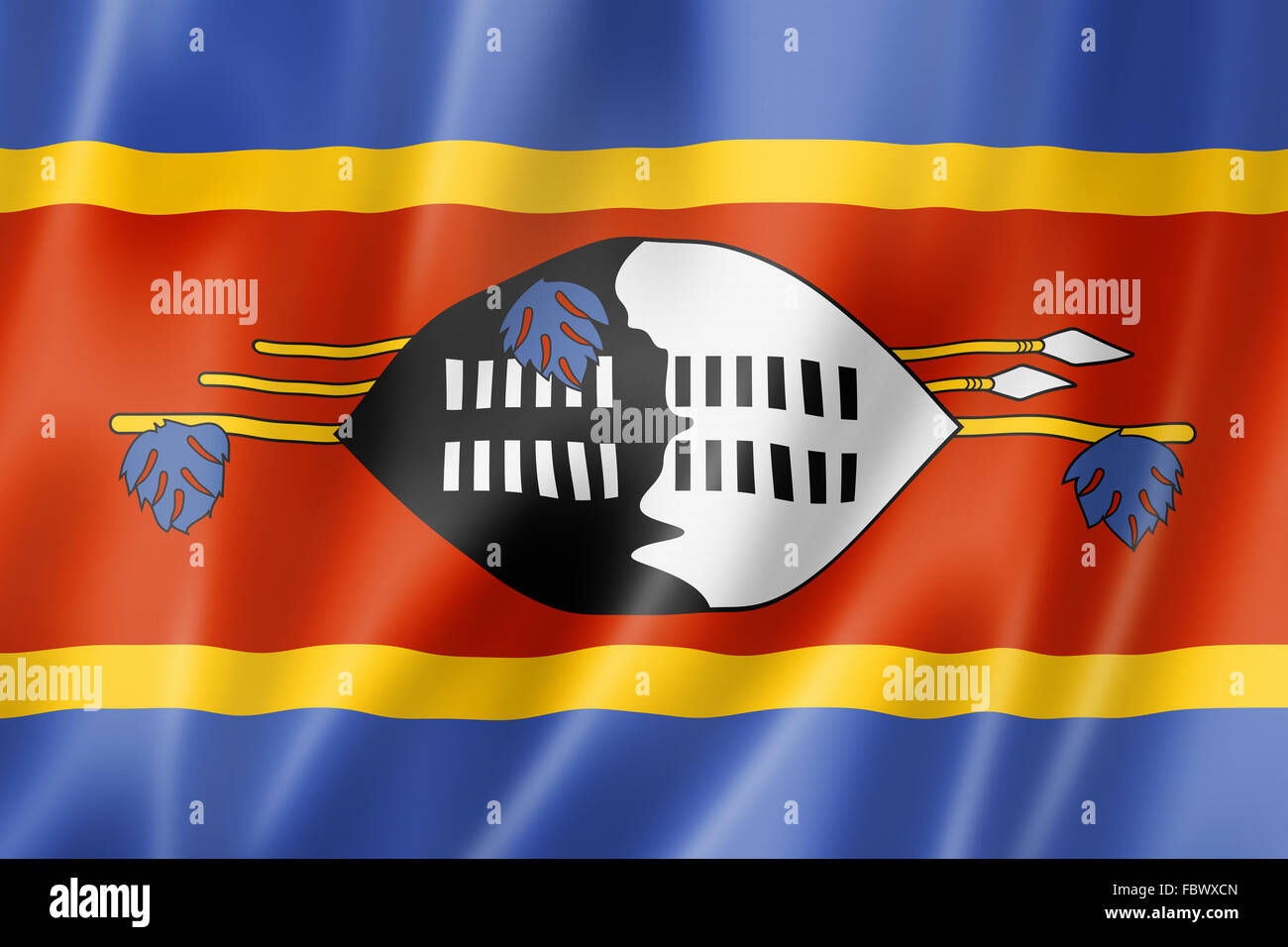 Swaziland flag hi-res stock photography and images - Alamy