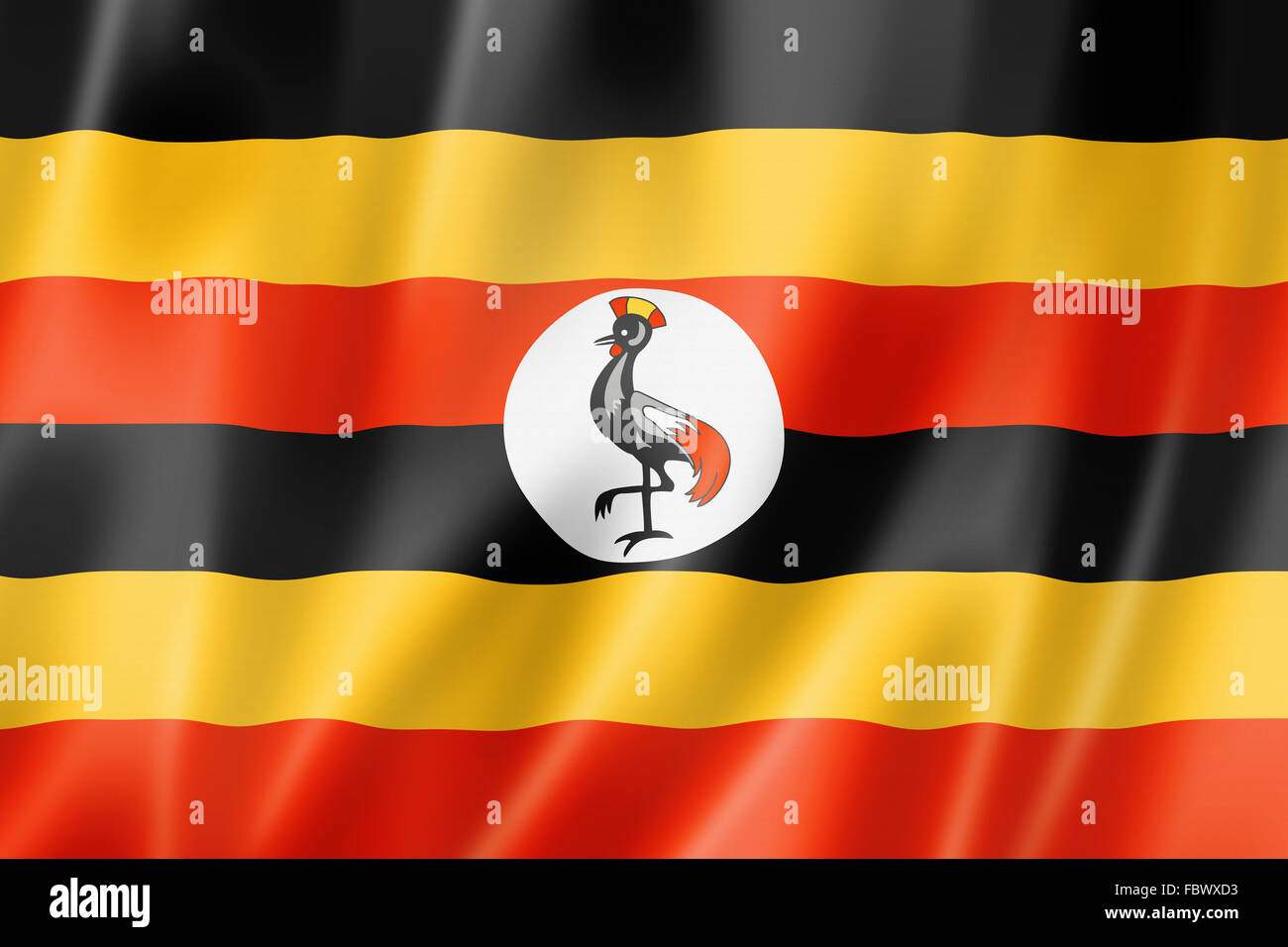 Uganda silk flag hi-res stock photography and images - Alamy