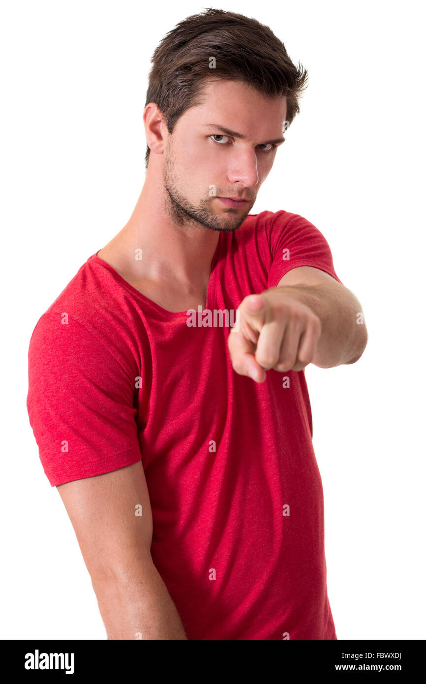 Man pointing at you Stock Photo - Alamy