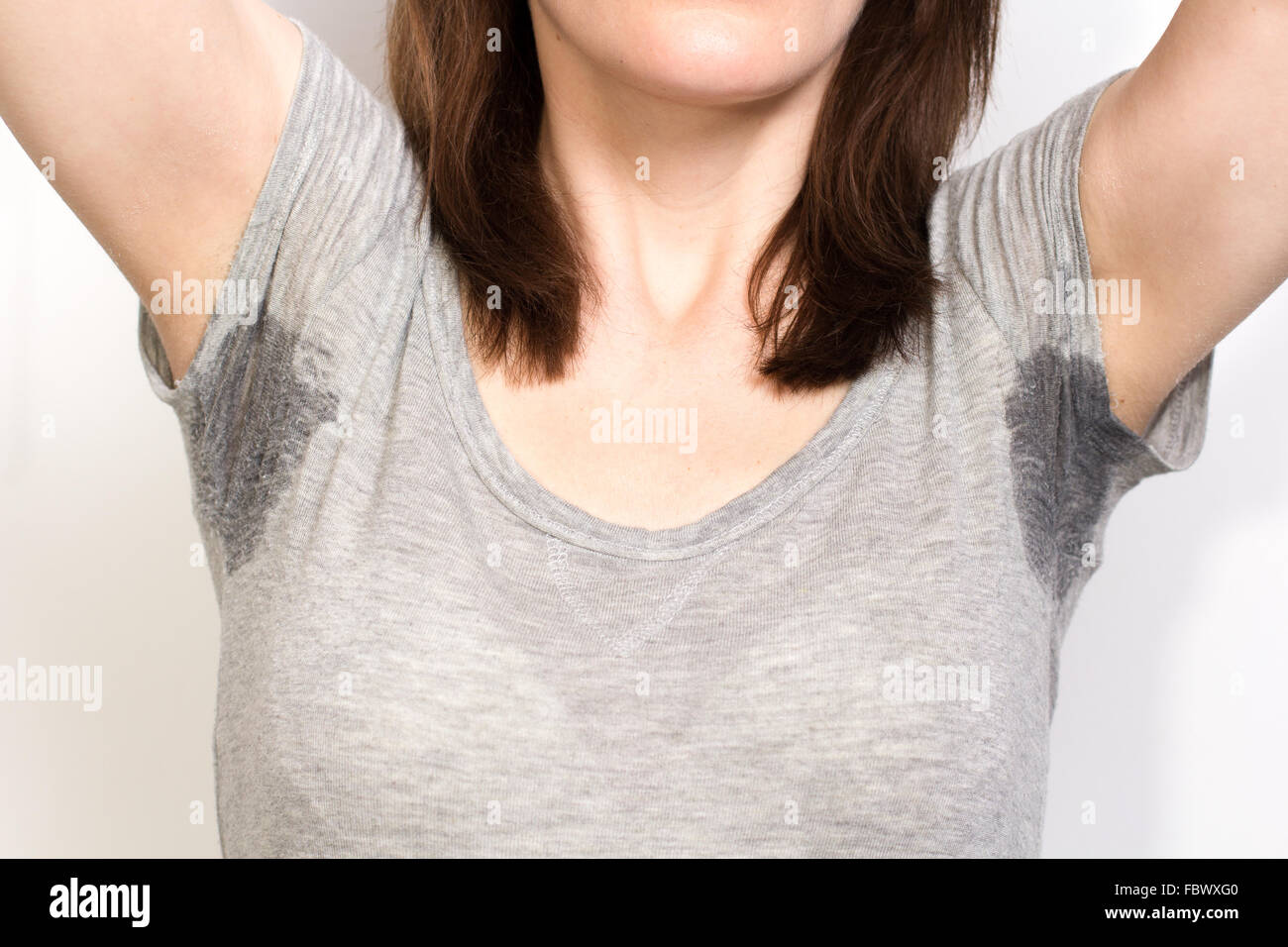 Sweating woman hi-res stock photography and images - Alamy