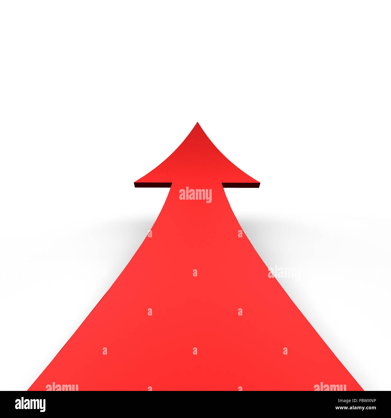 3d arrow red up way icon sign growth hi-res stock photography and ...