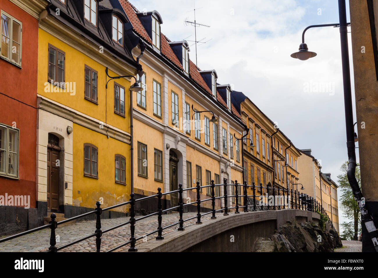 Street in Södermalm, Stockholm Stock Photo - Alamy
