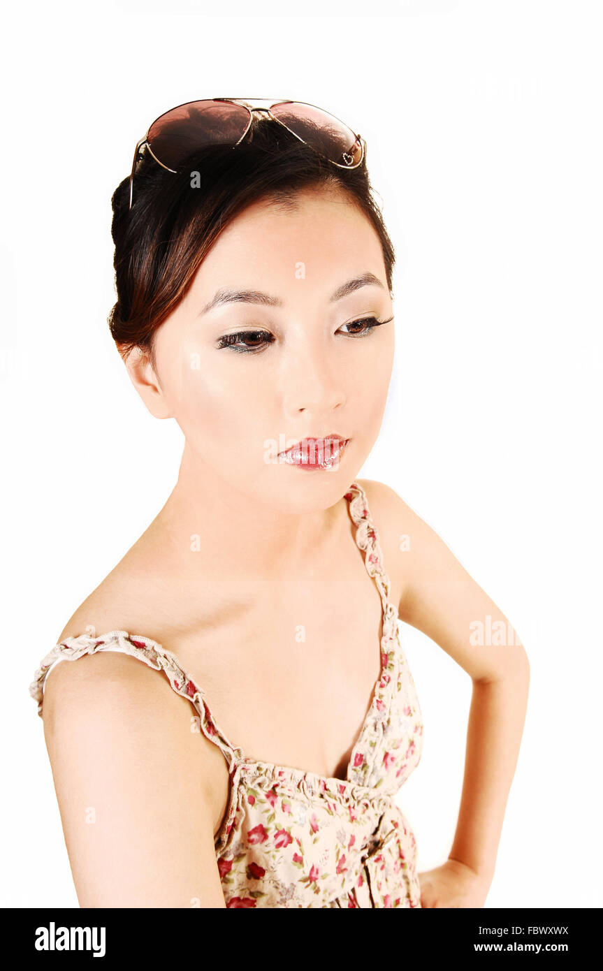 Lovely chinese face woman hi-res stock photography and images - Alamy