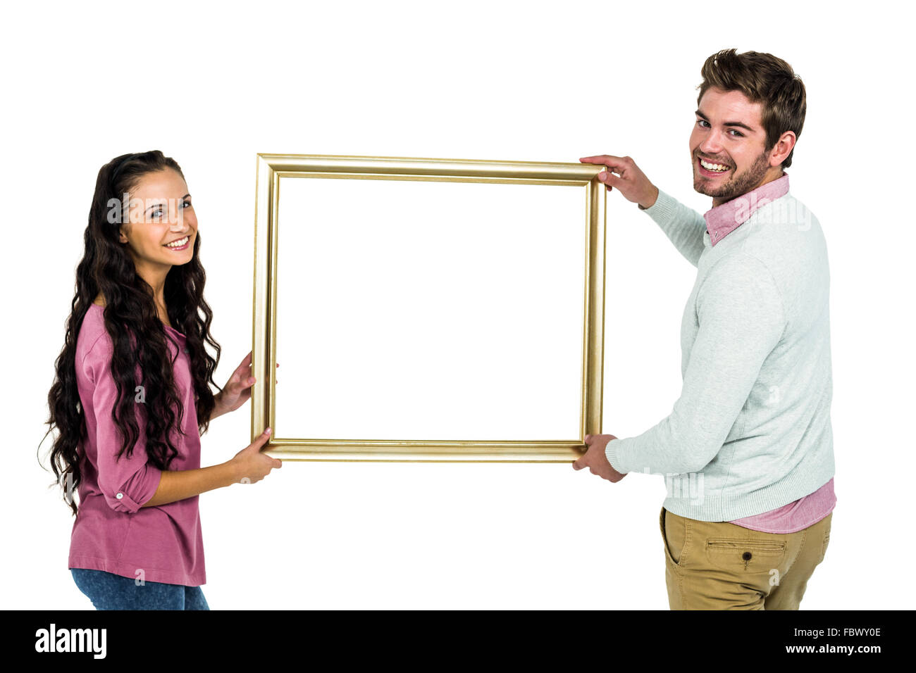 Man picture frame Cut Out Stock Images & Pictures - Alamy