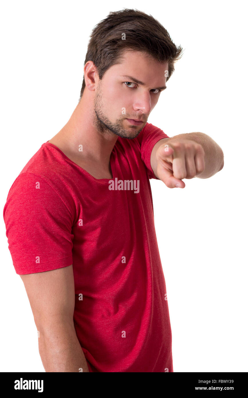 Man pointing at you Stock Photo - Alamy