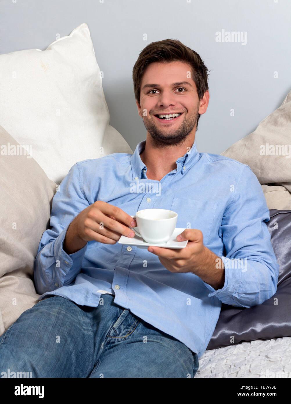 Enjoying man hi-res stock photography and images - Alamy