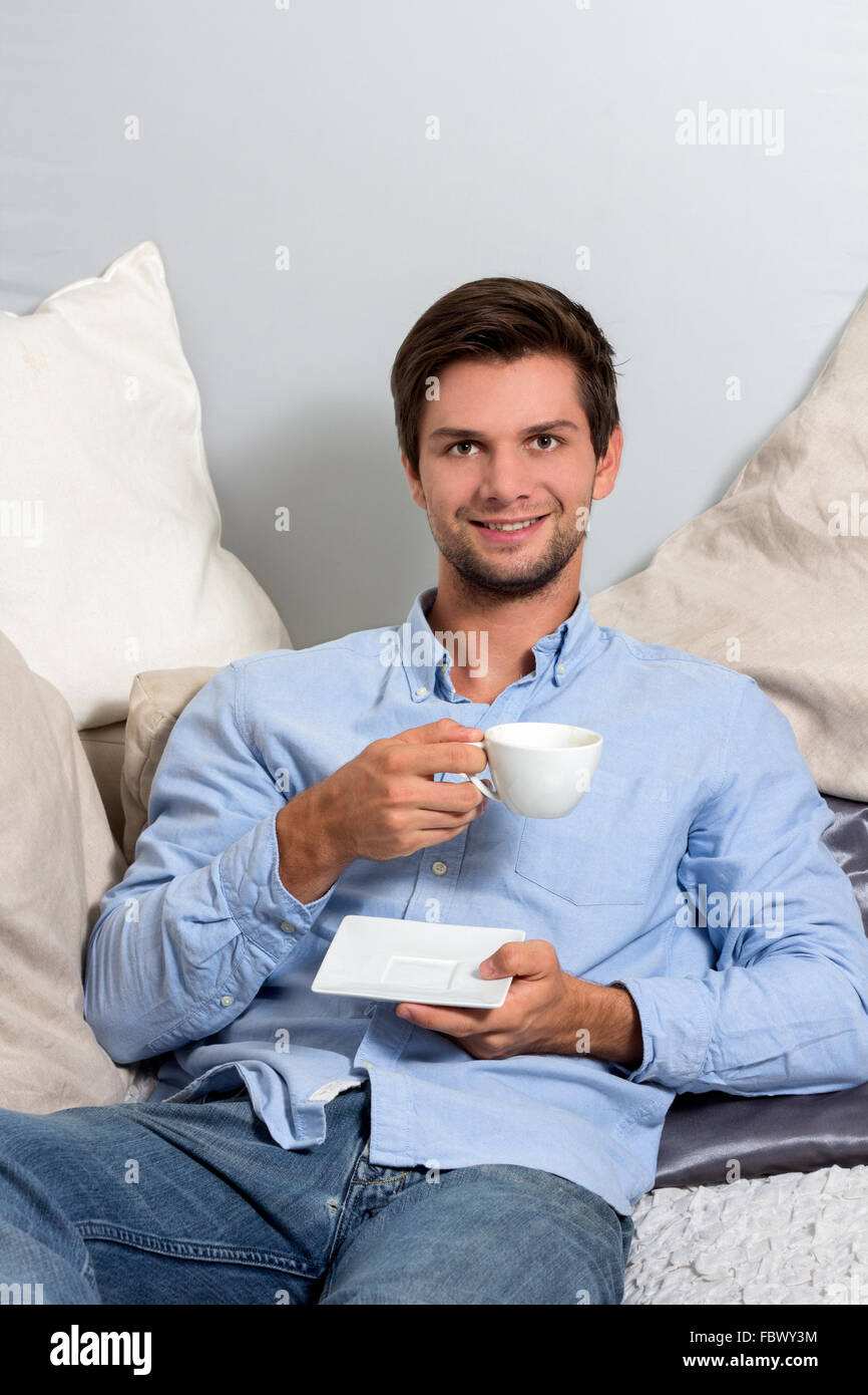 Enjoying man hi-res stock photography and images - Alamy