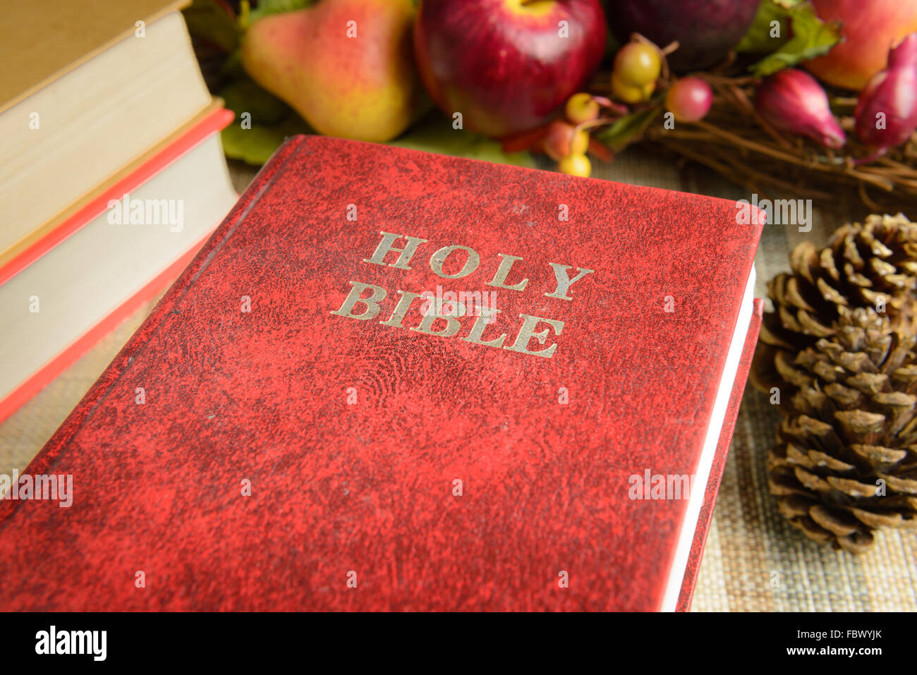 Old bible cover hi-res stock photography and images - Alamy