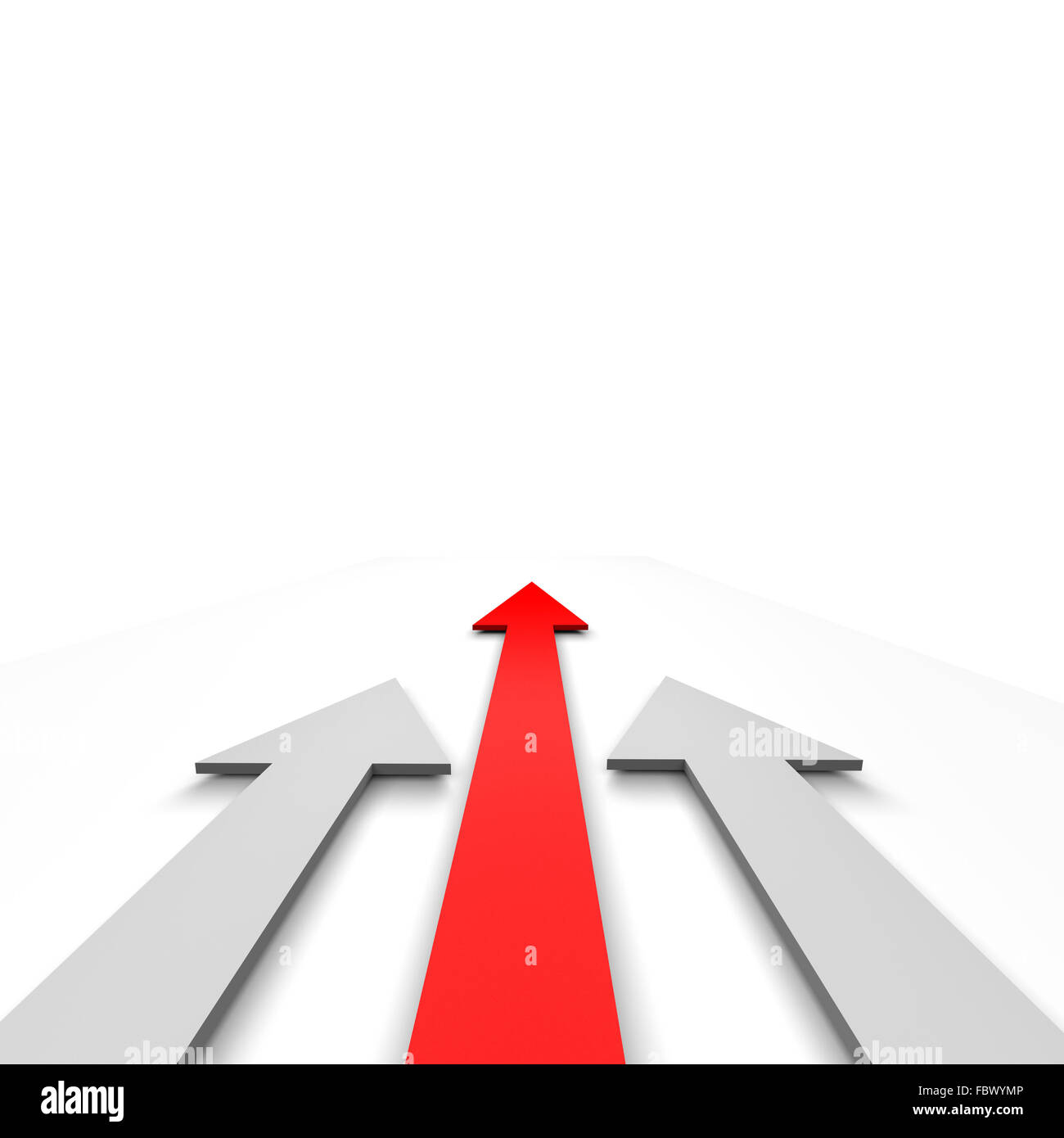 3d arrow red up way icon sign growth hi-res stock photography and ...