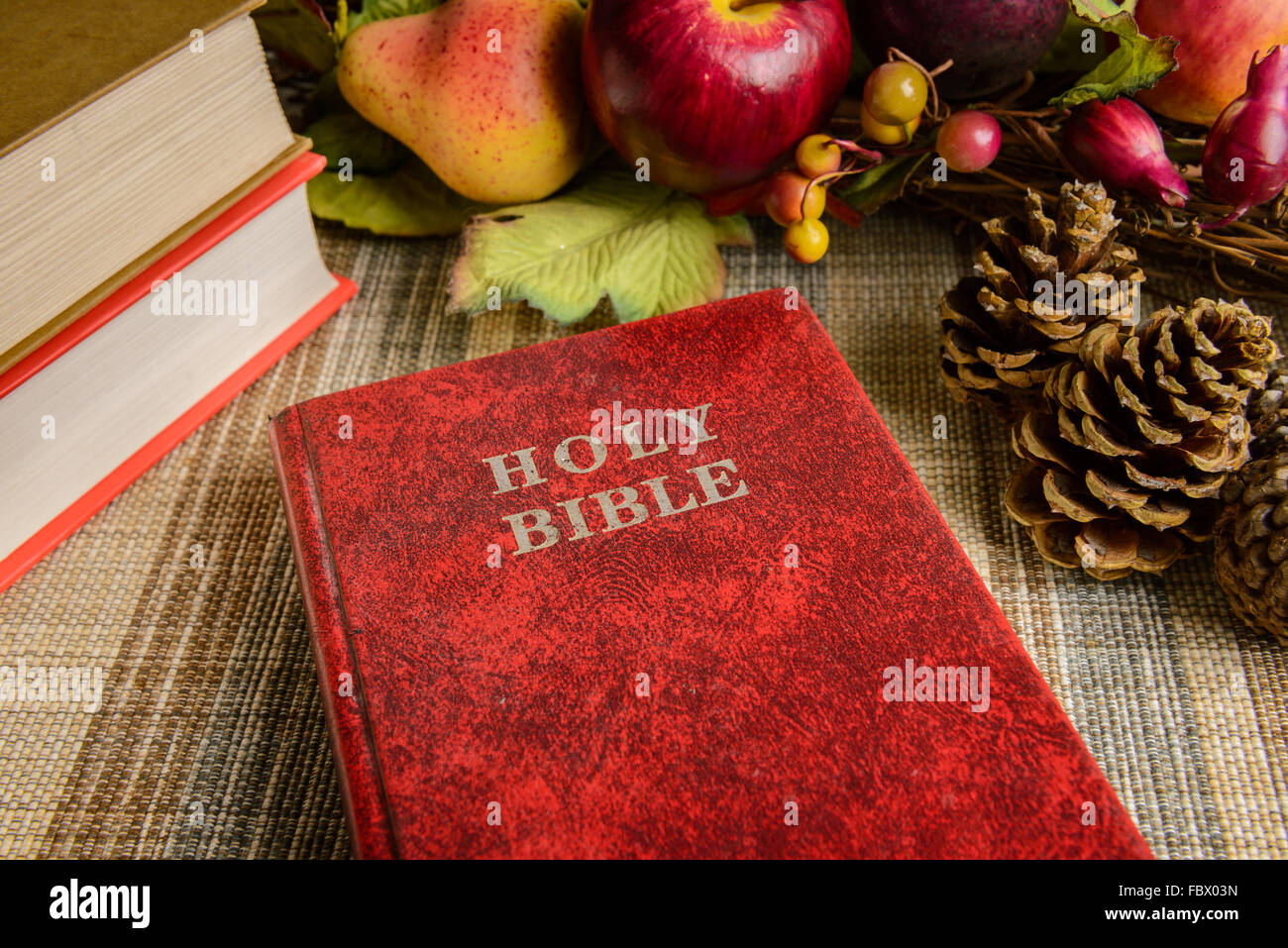 Old bible cover hi-res stock photography and images - Alamy
