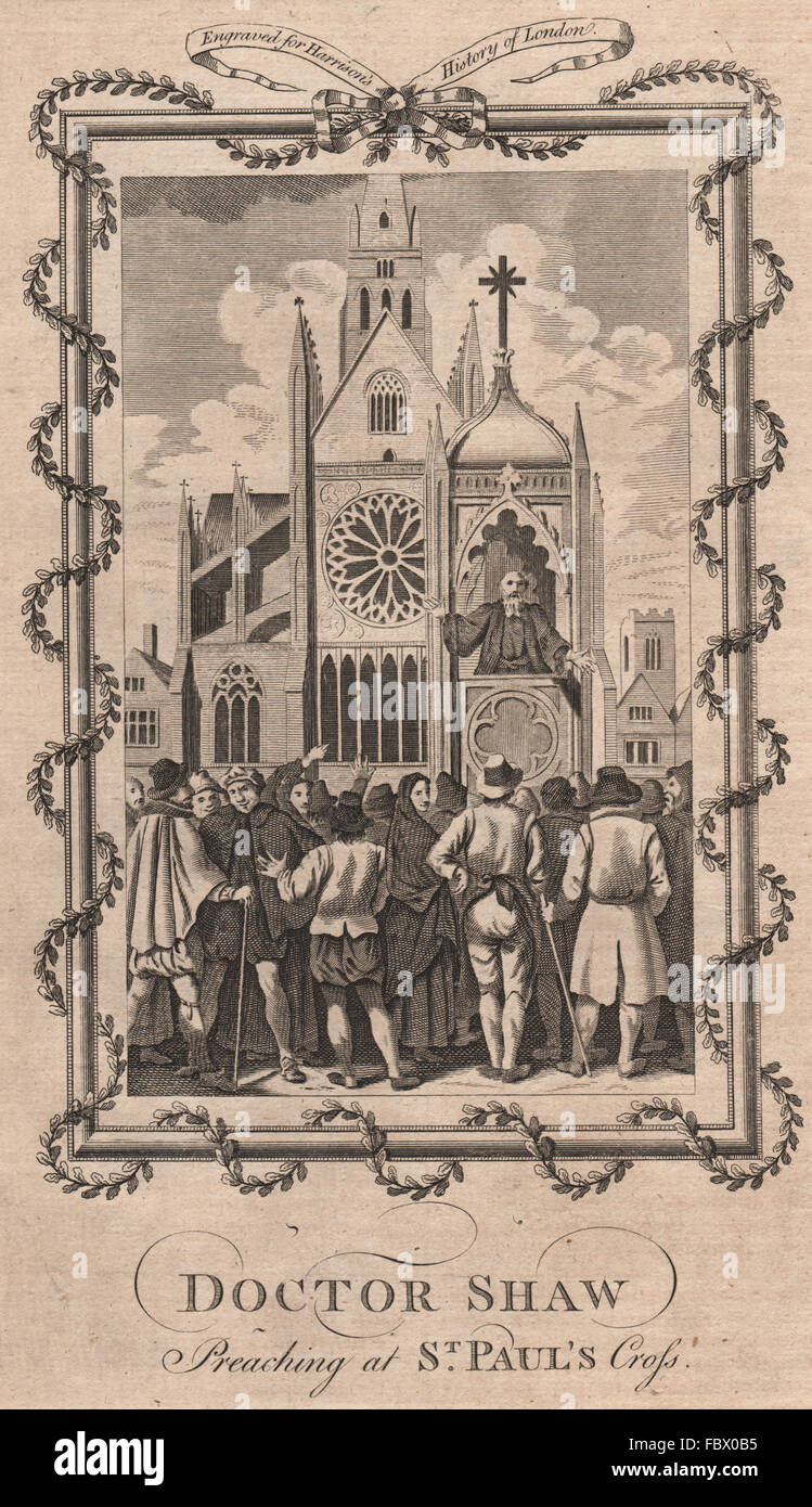 Dr Ralph Shaw preaching v. Edward IV's kids legitimacy St Paul's Cross ...