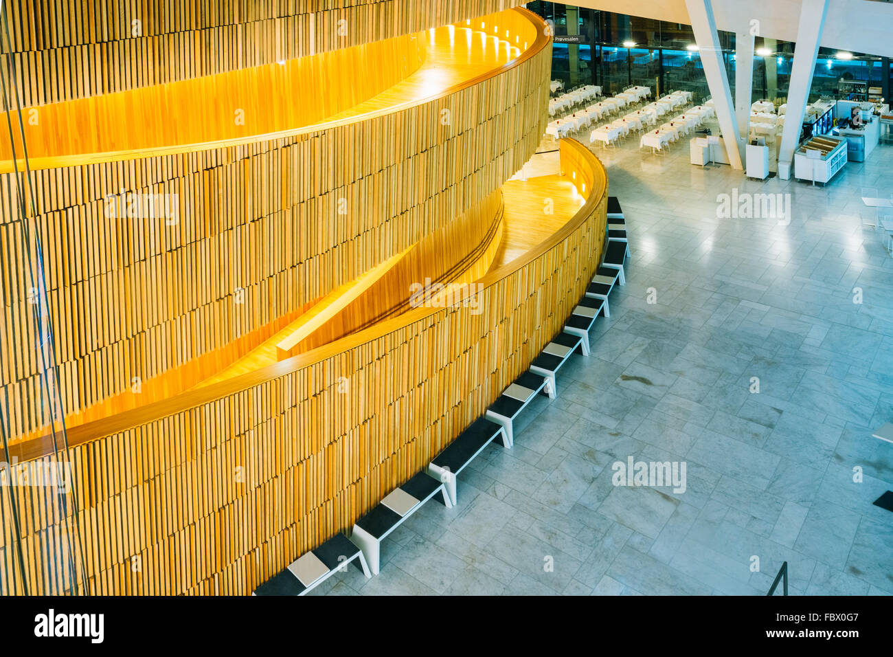 Inside oslo opera house hi-res stock photography and images - Alamy