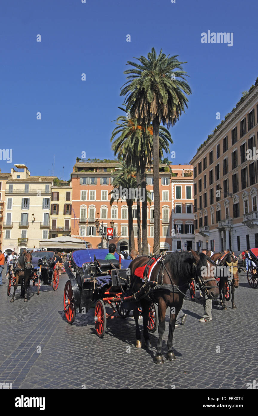 Rome - Spanish place Stock Photo - Alamy
