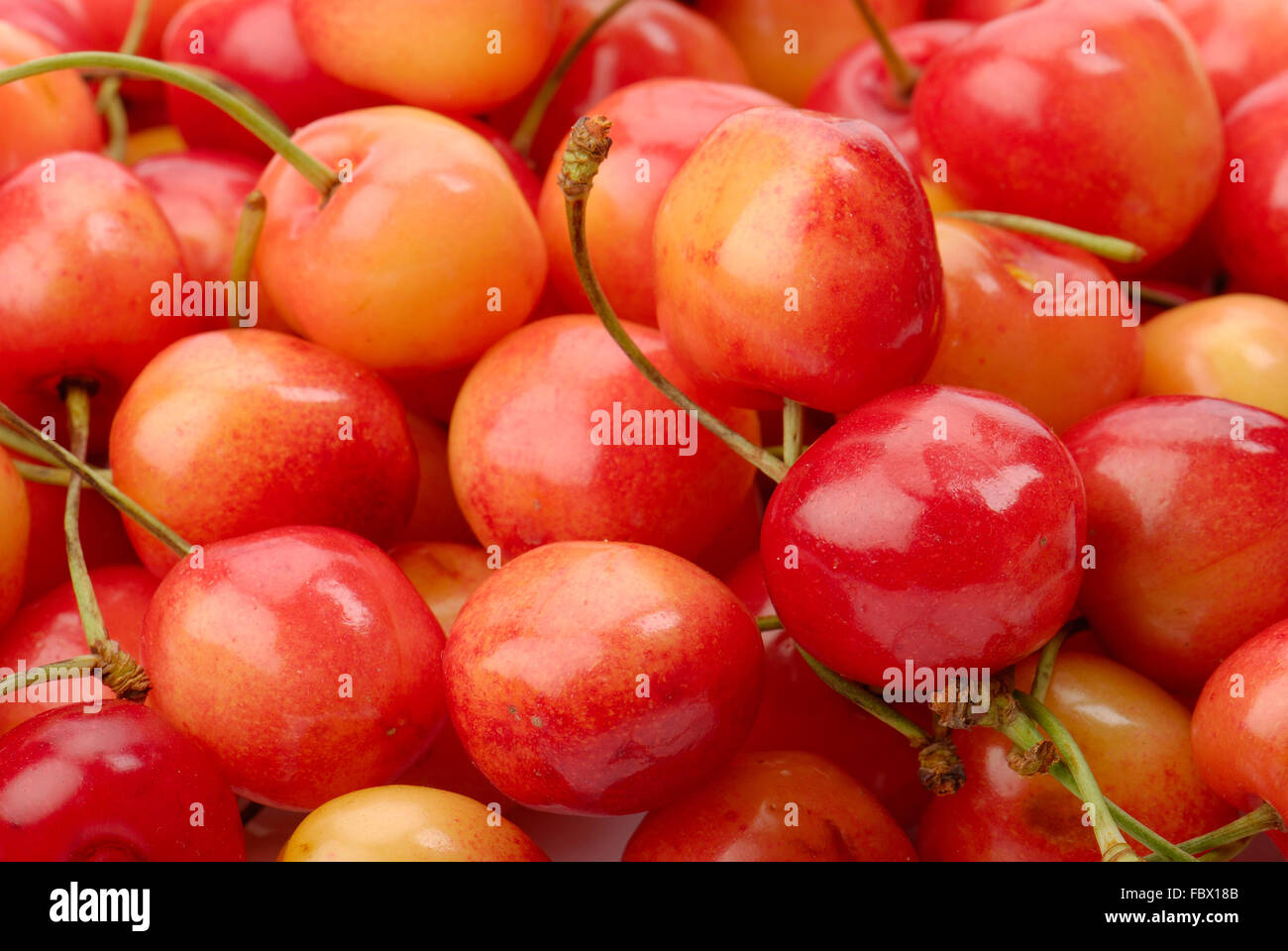 ripe cherry background Stock Photo - Alamy