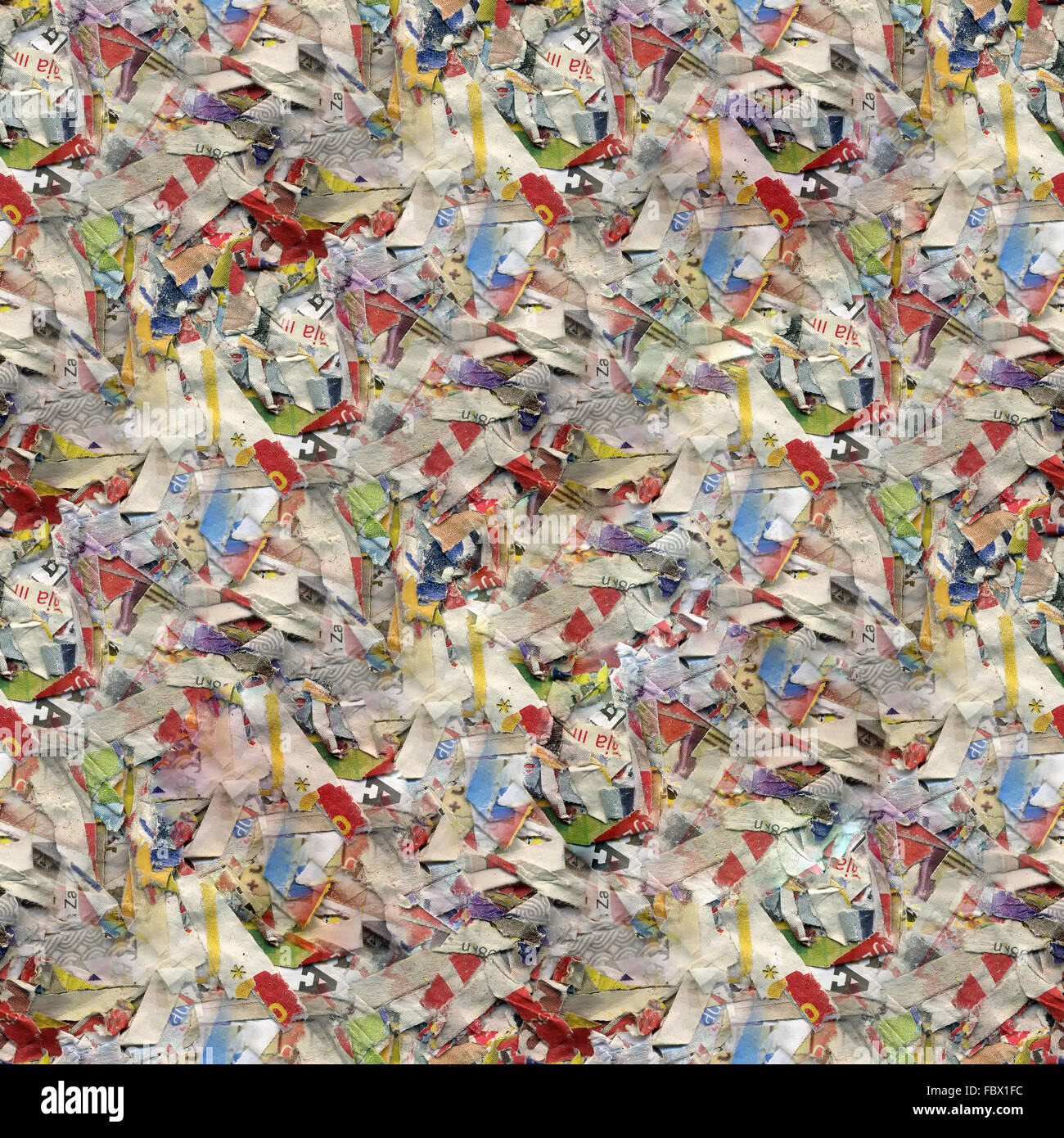 Shredded Paper Seamless Stock Photo - Alamy