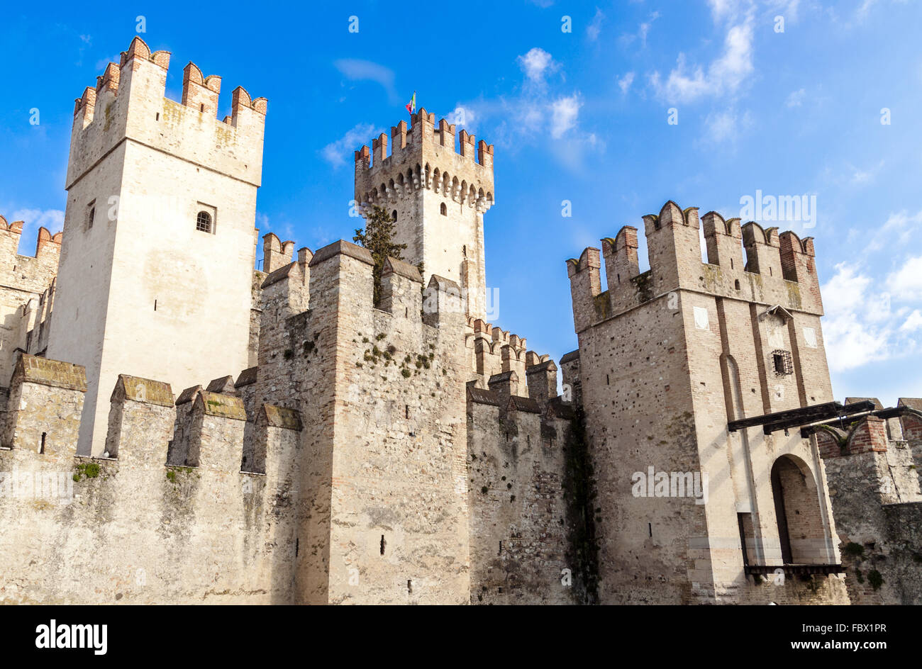 Scaliger Castle in Sirmione Stock Photo - Alamy