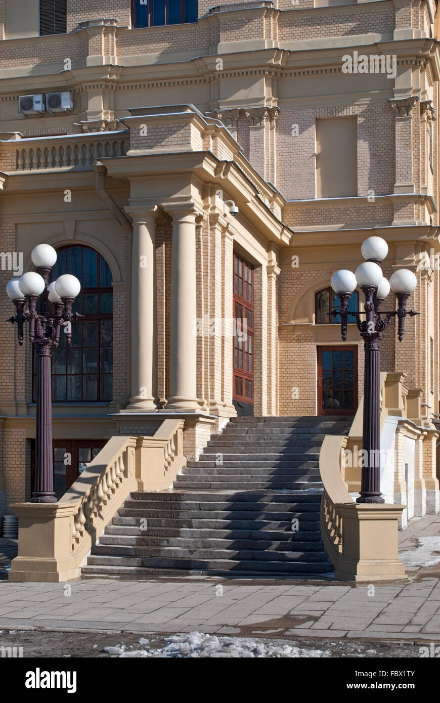Staircase porch hi-res stock photography and images - Alamy