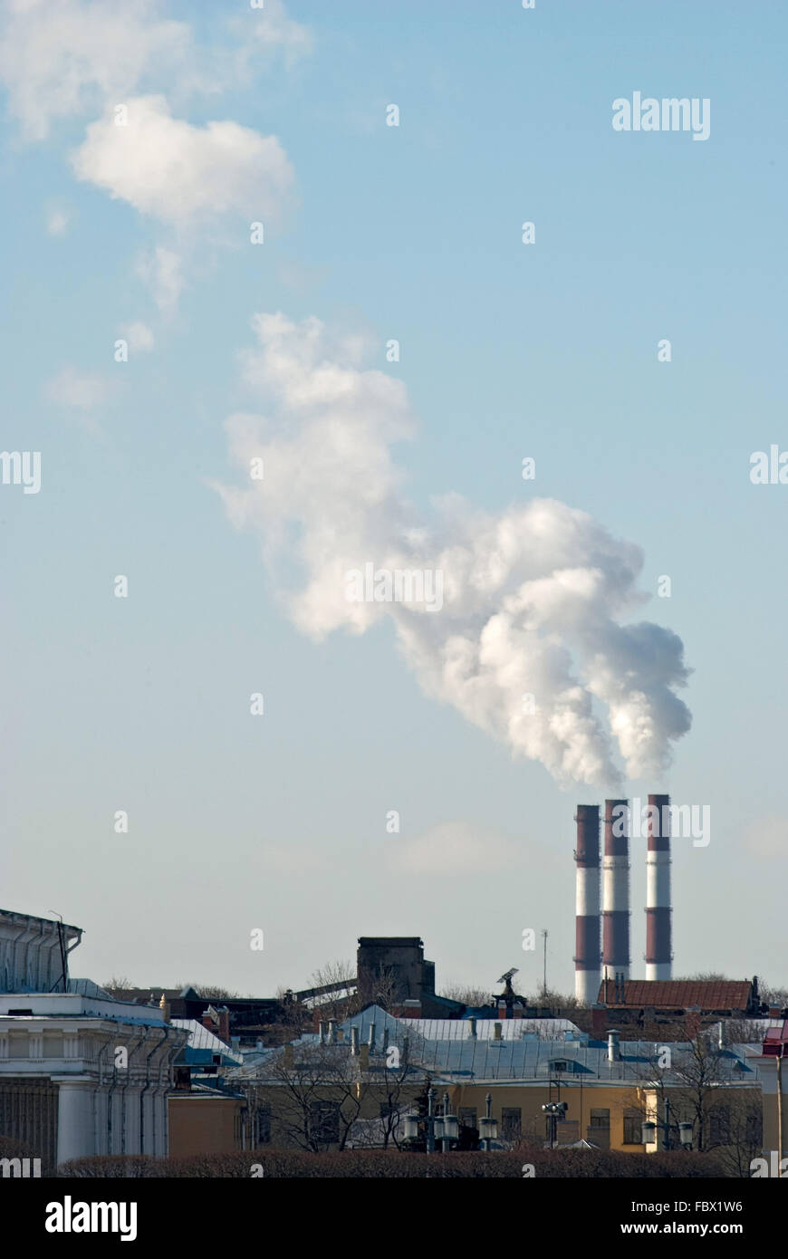 Smog and sky Stock Photo - Alamy