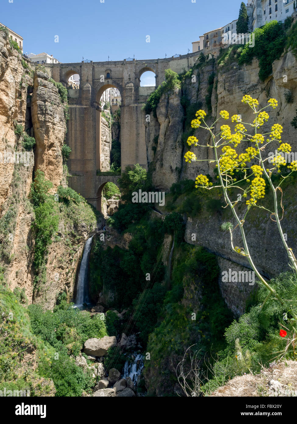 View of Ronda New Bridge Stock Photo - Alamy
