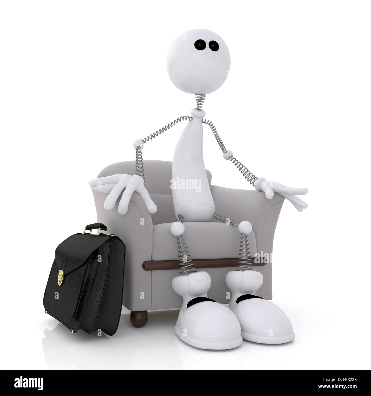 Chair sits Cut Out Stock Images & Pictures - Alamy