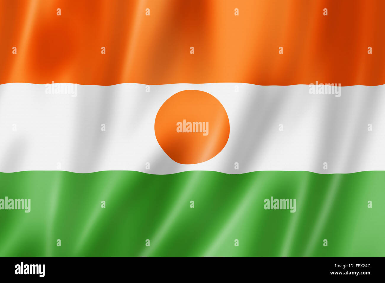 Niger waving closeup flag hi-res stock photography and images - Alamy